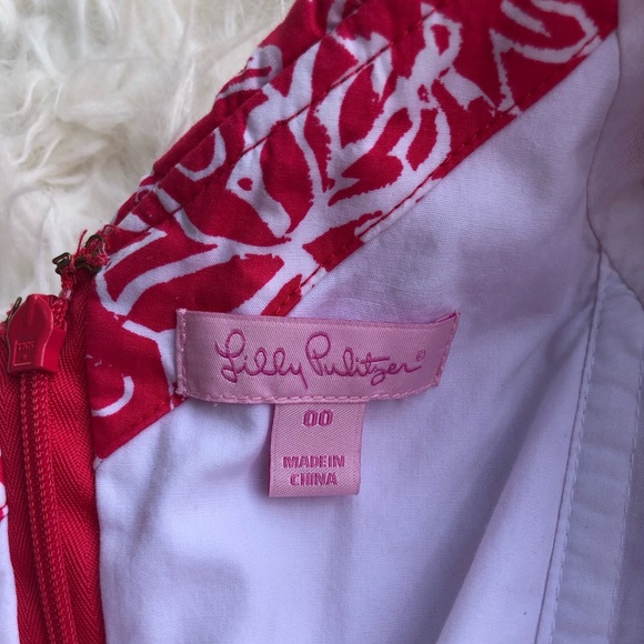 Lilly Pulitzer | Dresses | Lilly Pulitzer Sandra Punch Pink Ruffle ...